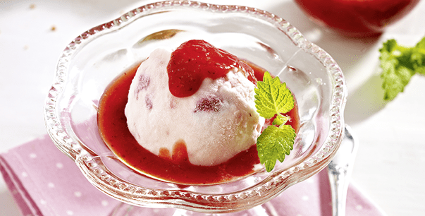 Quark-elderflower syrup ice cream - A. Darbo AG