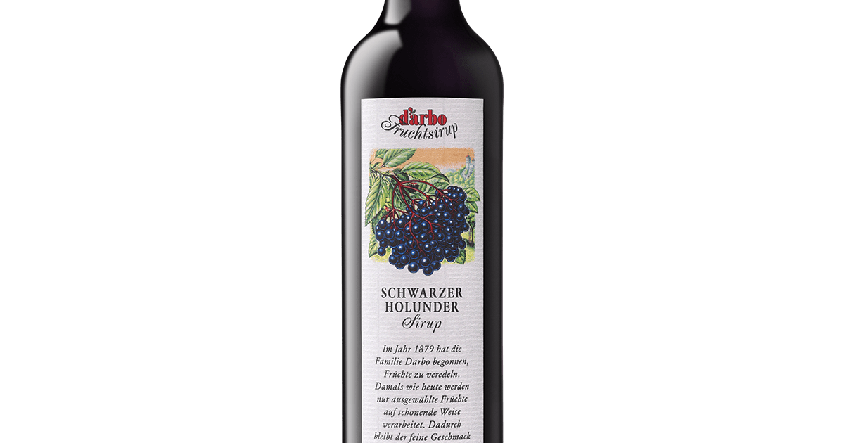 Syrup 500 ml Elderberry - A. Darbo AG