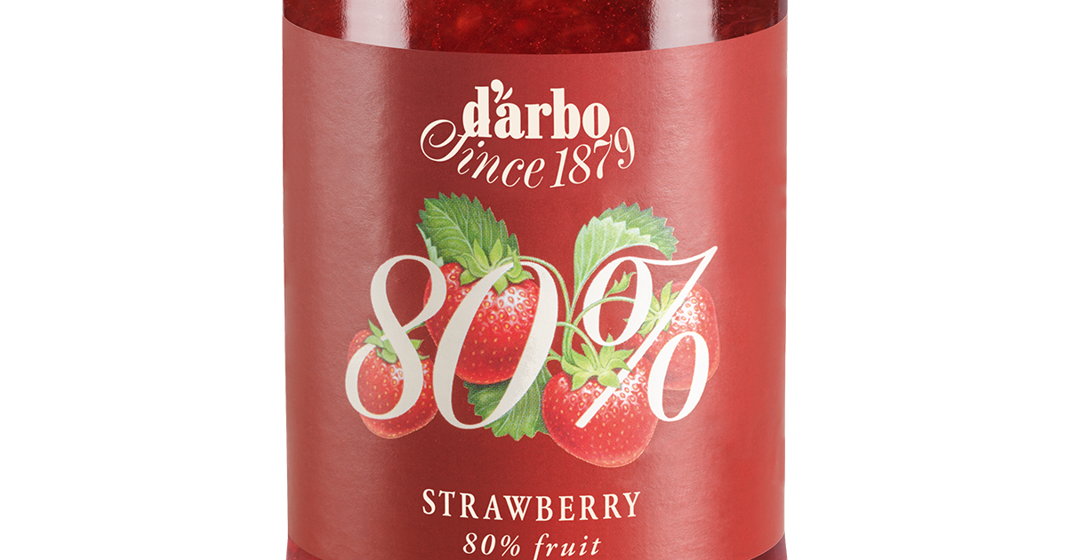 80% fruit 250 g Strawberry - A. Darbo AG
